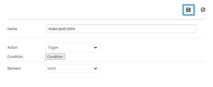 How to make text blink in a template
